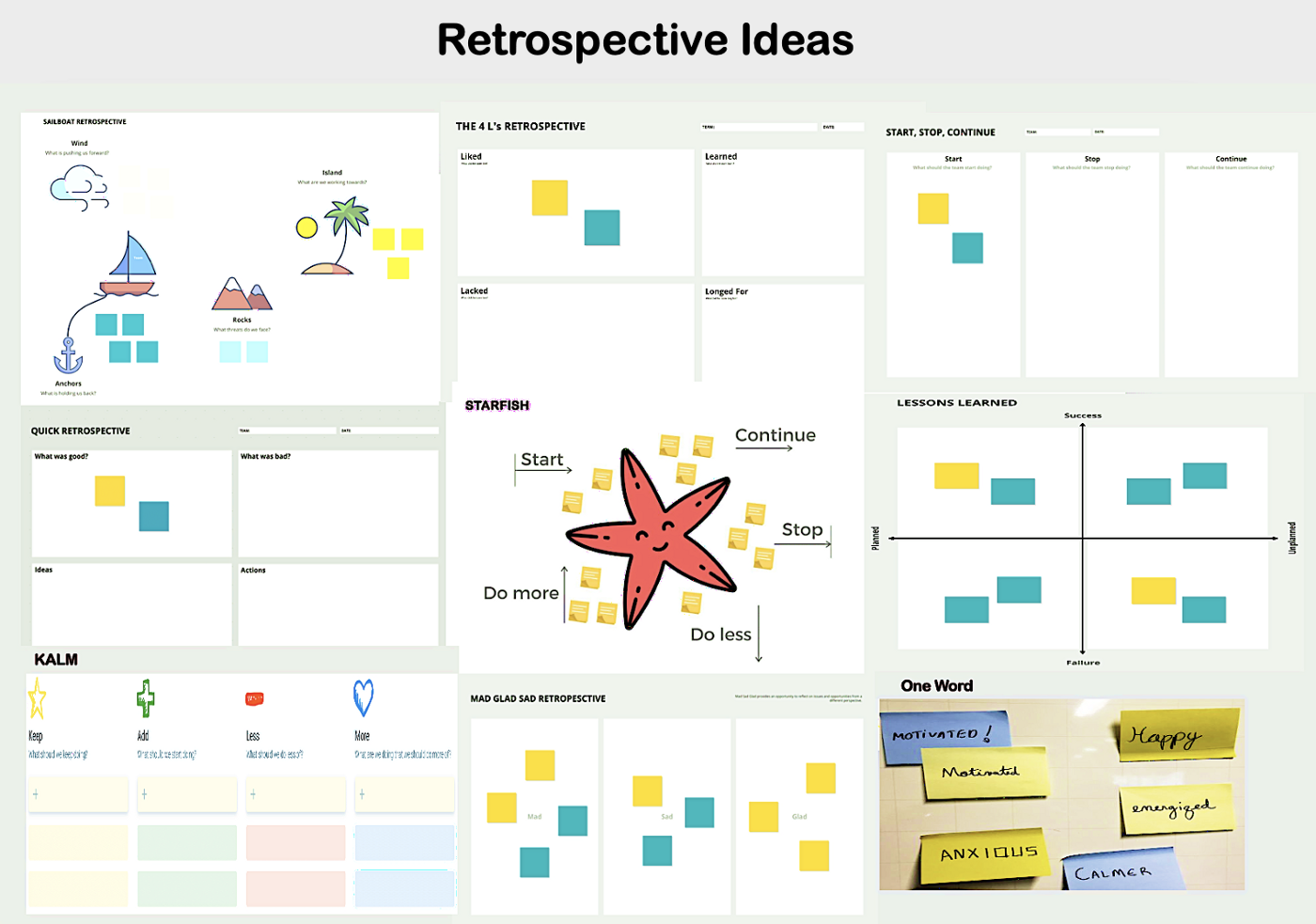 Retrospective ideas to try with your team | Thoughts To Inspire